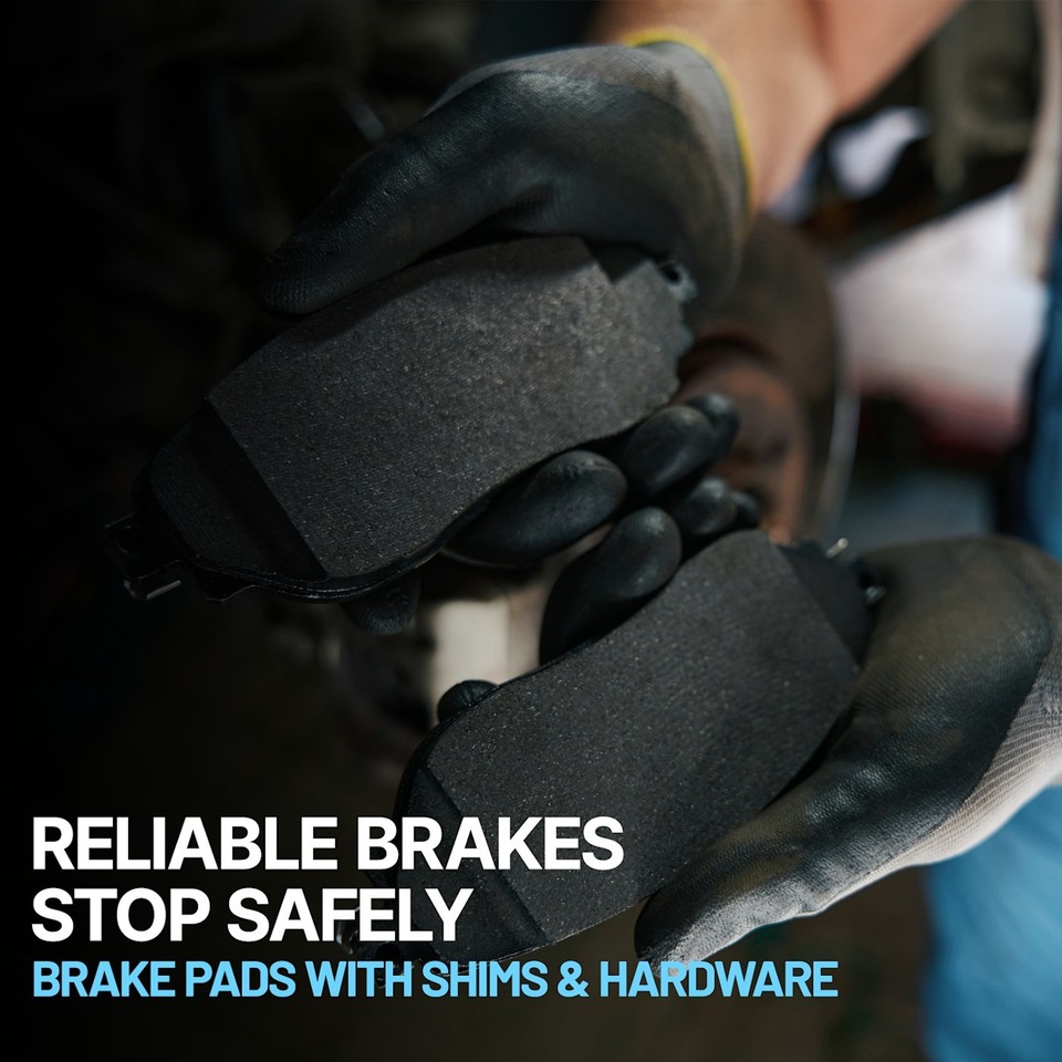 Front & Rear Brake Pads Set for MB Mercedes C Class Mercedes-Benz C220 ...