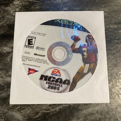 NCAA Football 2004 (Microsoft Xbox, 2003) Disc Only, Tested, Working | eBay