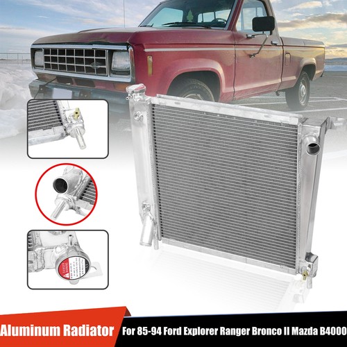Aluminum Radiator For 1985-1994 Ford Ranger Explorer Bronco II Mazda ...