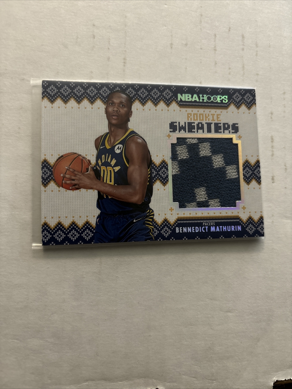 Bennedict Mathurin 2022-23 Panini NBA Hoops Rookie Sweaters Patch RC ...