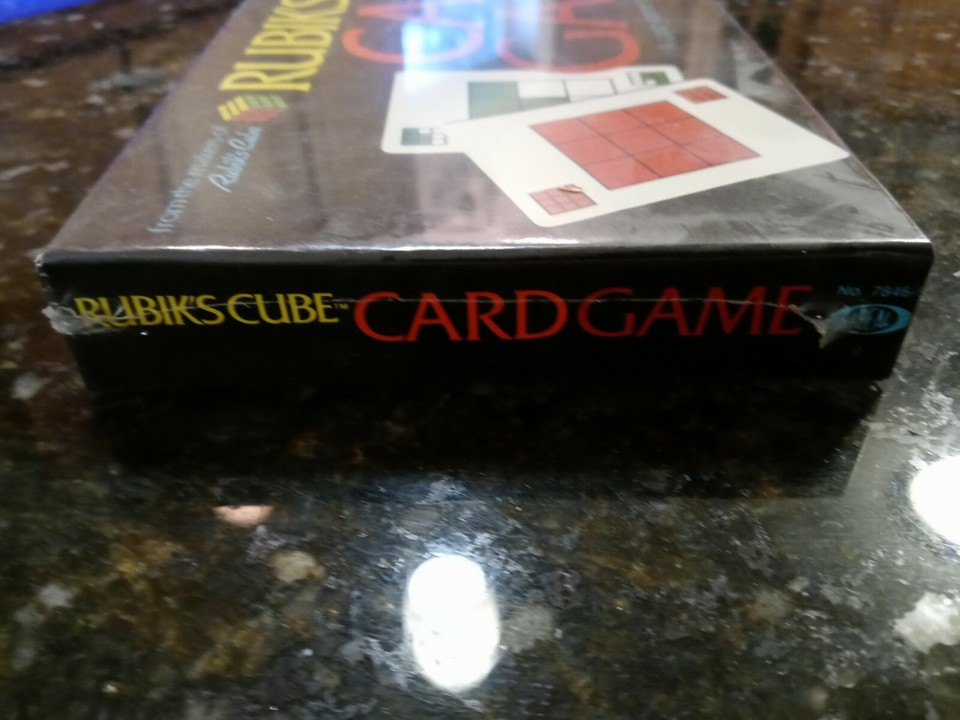 NEW Vintage 1982 Ideal Rubiks Cube Card Game New In Box Sealed NIB | eBay
