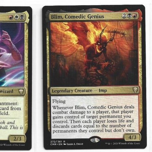 Blim, Comedic Genius Commander Legends Magic The Gathering MTG rare ...
