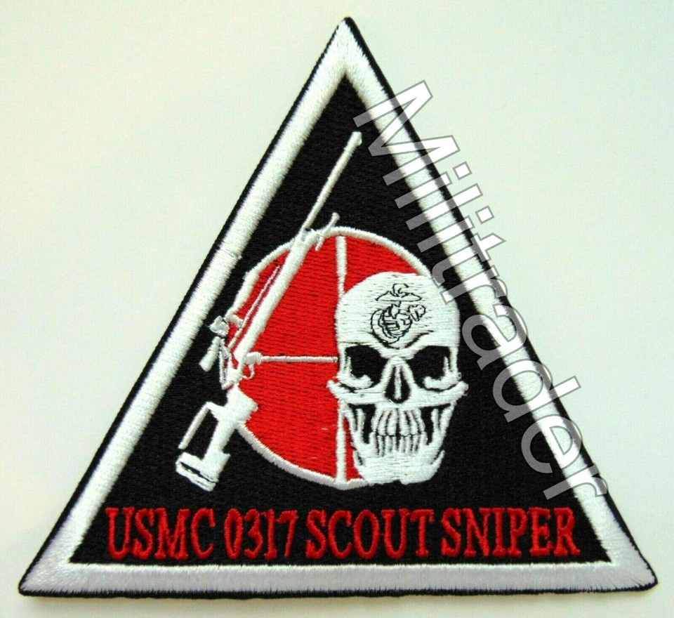 United States Marine Corps 0317 Scout Sniper Patch (Iron-on) | eBay