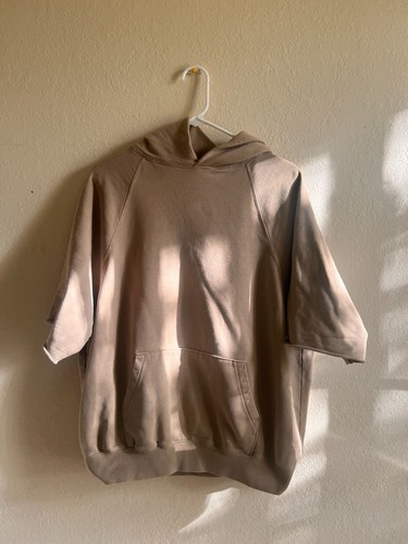Fear of God FOG Essentials Cut off Short Sleeve Hoodie Mens | eBay