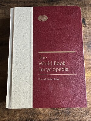 Vintage 1984 The World Book Encyclopedia Research Guide Volume 22 ...