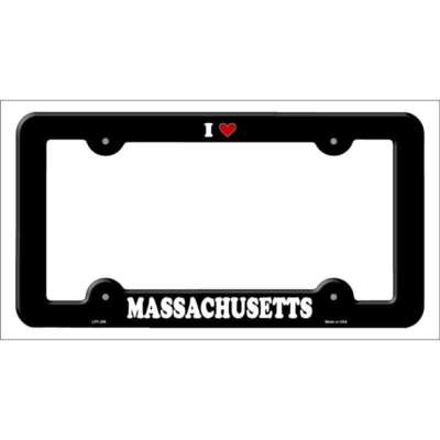 Love Massachusetts Novelty Metal License Plate Frame LPF-298 | eBay