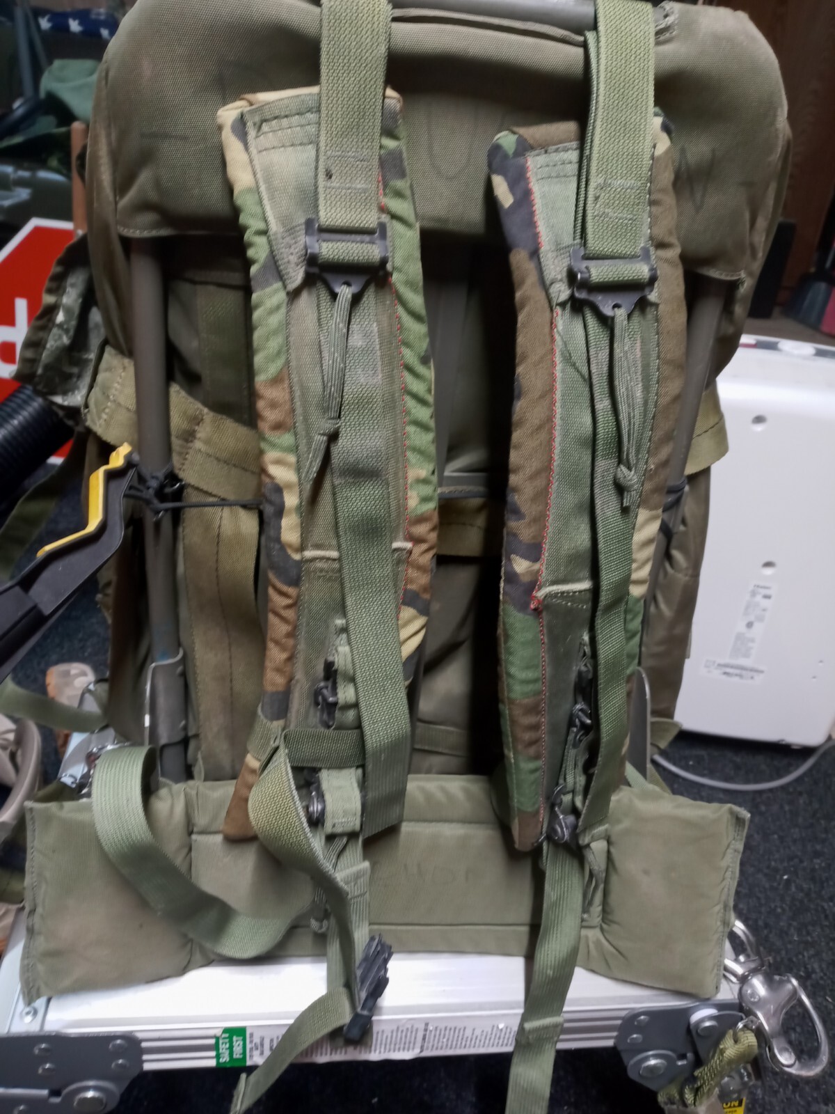 LARGE USGI ALICE PACK LC-1 OD-Frame, Shoulder Pad, Straps , Kidney Pad ...