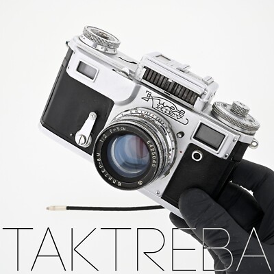 Kiev-4 SLR Rangefinder Camera, Jupiter-8 Lens 2/50mm by Arsenal Plant ...