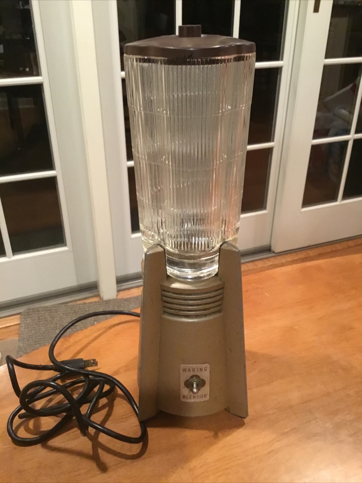 1930s WARING Rocket Blender Glass Ribbed Clover Jar - Heavy- works! | eBay