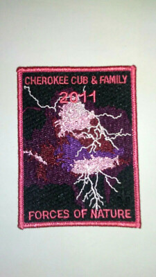 BSA Cherokee Cub & Family Scouts FORCES OF NATURE 2011 Cub Scout Patch ...