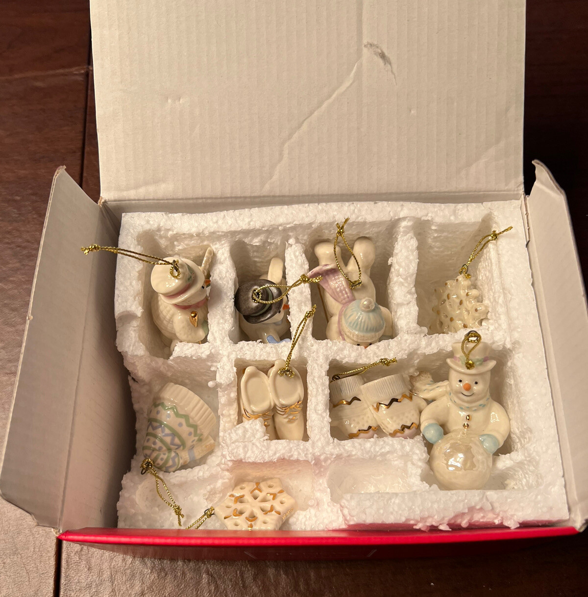 19 Total Lenox Mini Christmas Memories Mini 10-Piece Ornament Set + 9 ...