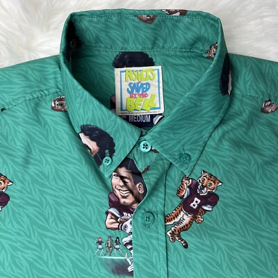 RSVLTS The Roosevelts Saved By The Bell AC Slater Button Up Shirt Size ...