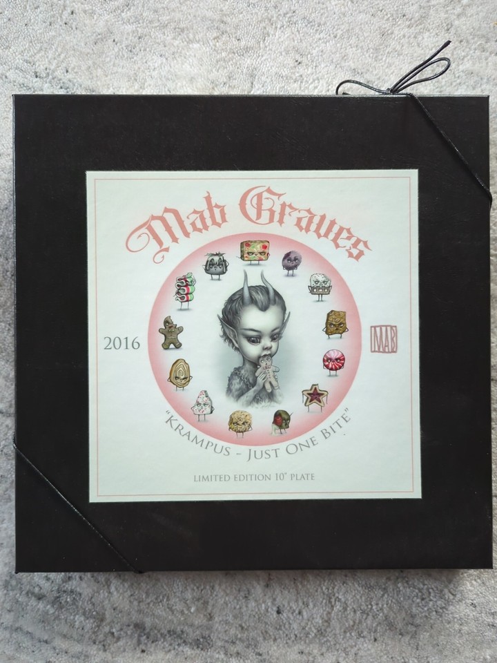 Mab Graves Krampus Just One Bite Art Plate 2016 New In Box With COA | eBay