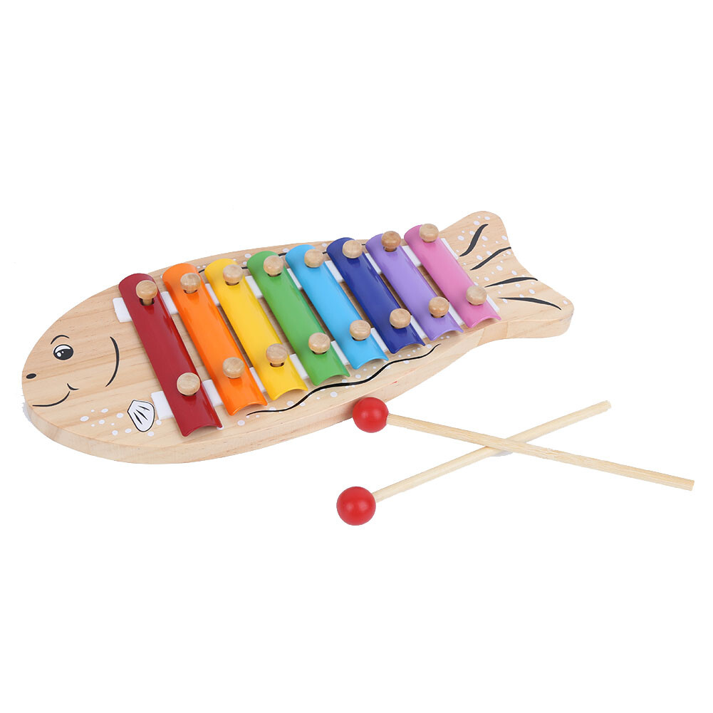 Infant Music Toy Children Wooden Fish Percussion Toys Educational ...