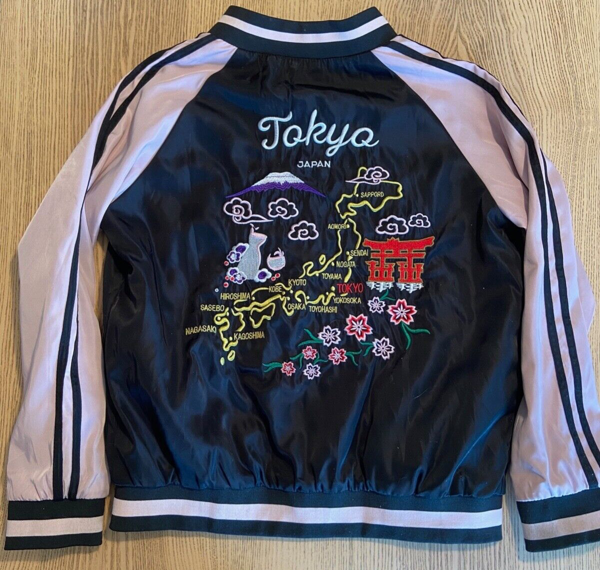 Rita Ora x adidas reversible bomber Tokyo Jacket - Gem