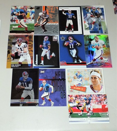 ROB JOHNSON - QB - Bills / Buccaneers / Jaguars 12 Card Assorted Lot ...