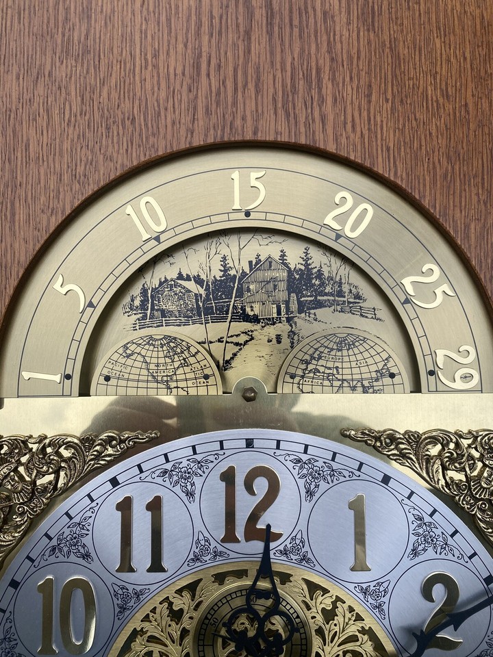 Ethan Allen 264 Westminster Grandfather Clock Hermle Black Forest ...