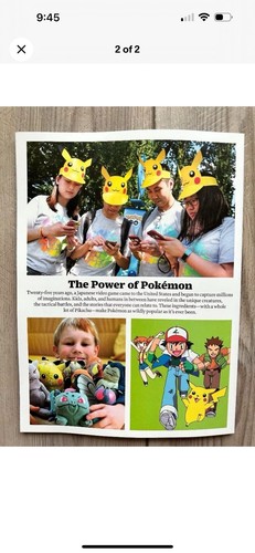 Time Magazine- Pokemon -Charizard - Special Edition -New Cover! -Never ...