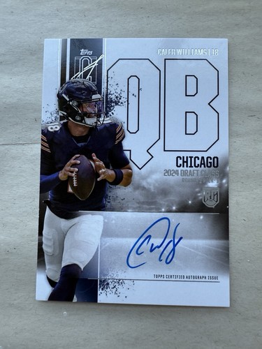 2024 Topps Signature Class Caleb Williams RCA-CW RC Variation On-Card ...
