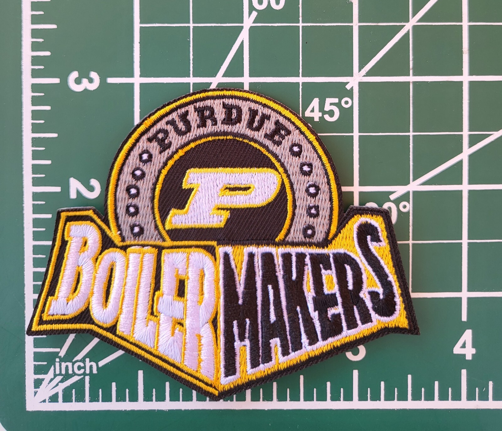 Purdue Boilermakers 3.5" Embroidered Iron/Sew on Patch~ Free Tracking ...