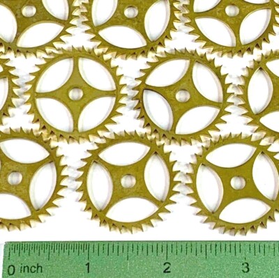 5 Clock Escape Wheels Gears Watch Part Steampunk Watchmaker Lot Repair ...