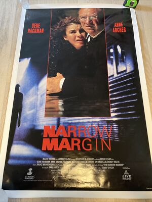 Narrow Margin Movie Poster - Gene Hackman - 41 x 27 - Rolled | eBay