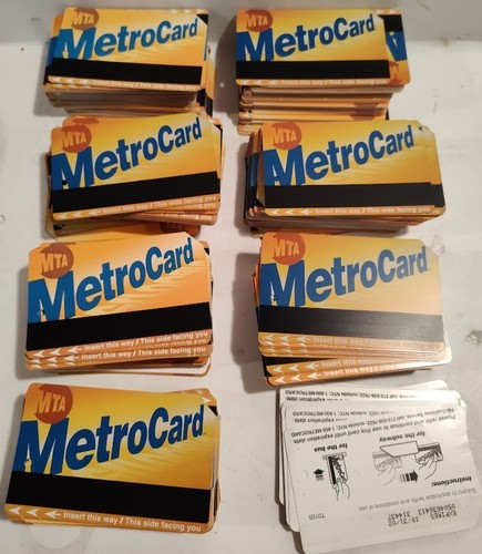 OVER 700 New York City MTA Metro Cards EXPIRED For Arttistic ...