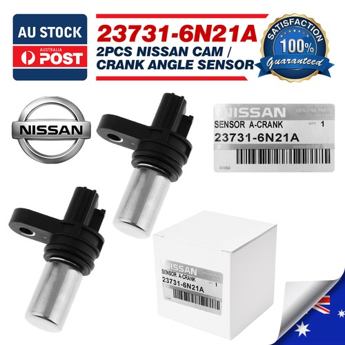 2* OEM Crank Crankshaft Camshaft Position Sensor For Nissan 2.5L 23731 ...