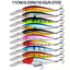 56pcs/set Lot Mixed Bionic Fishing Lures Minnow Hard Artificial Bait ...