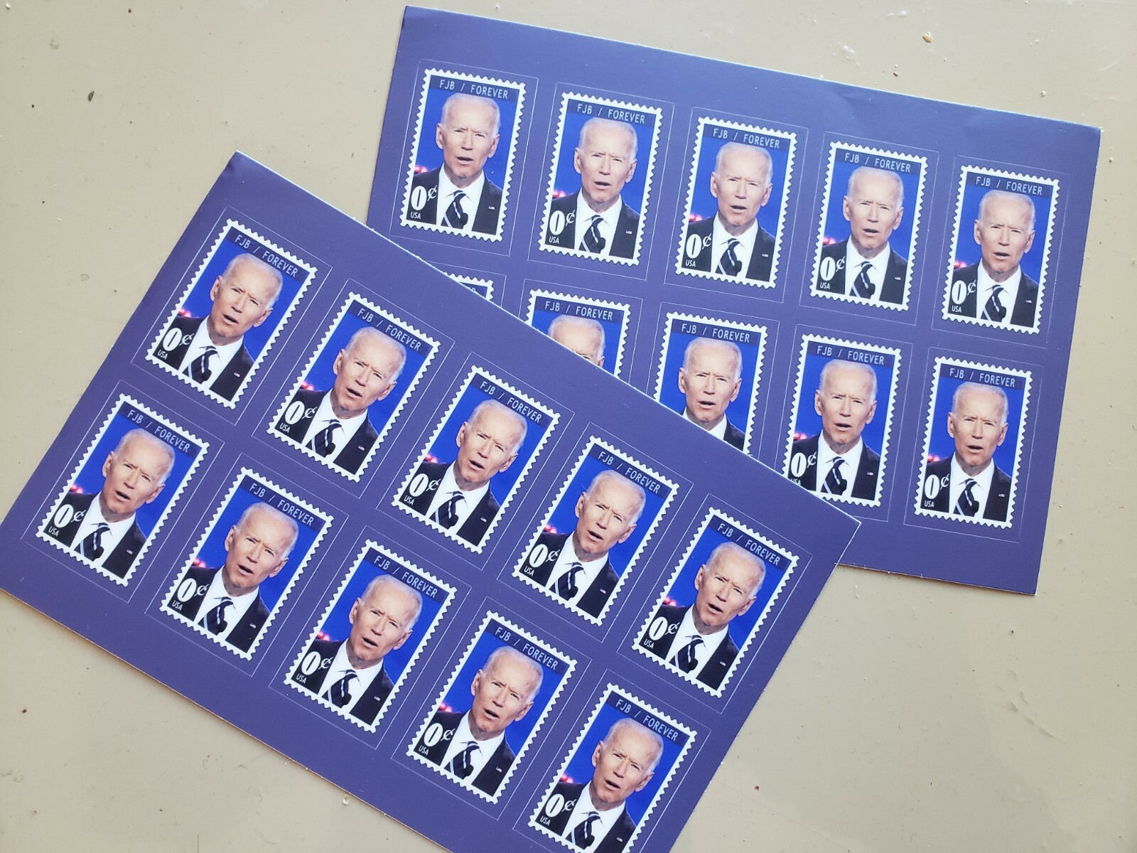 Joe Biden Stamps “Zero Cents” Stickers (20 Stickers) FJB LGB Lets Go ...