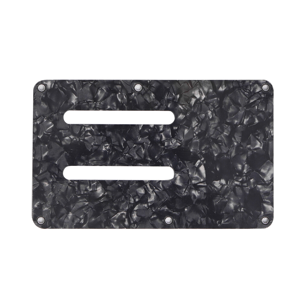 Double-Groove Guitar Back Plates Cover Guitar Anti-Scratch Plate (Black ...