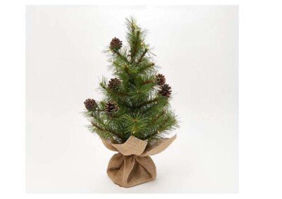 Bethlehem Lights 18" Lit Green Tabletop Pine Tree | eBay