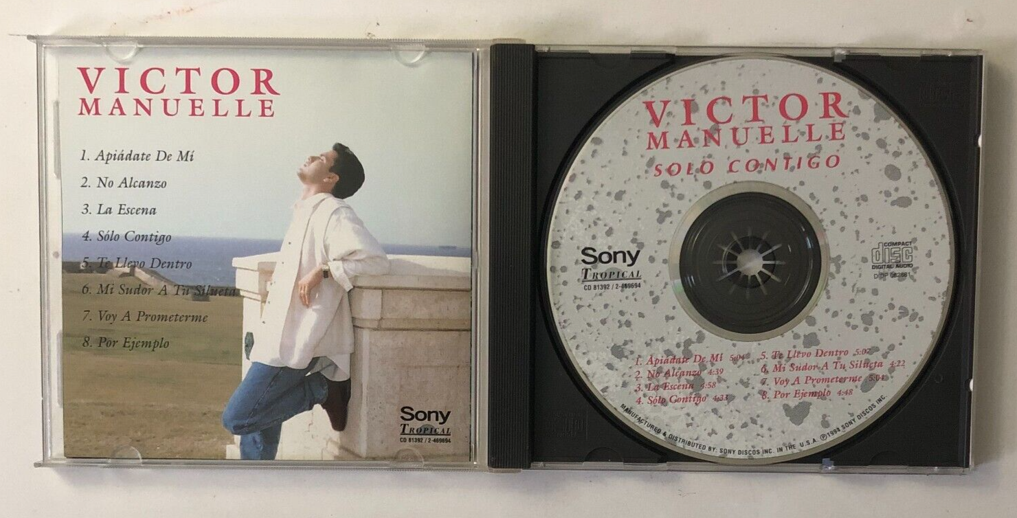 Victor Manuelle, Solo Contigo, 1994 United States CD Album, Salsa | eBay