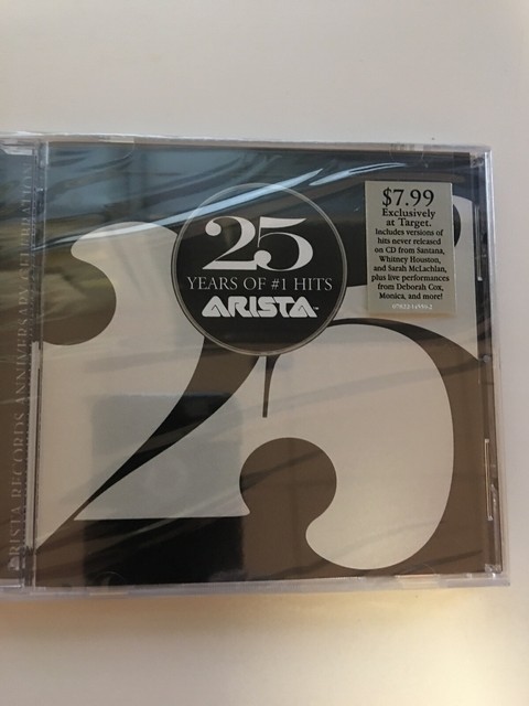 25 Years of #1 Hits Arista Records Anniversary Celebration CD USA 2000 ...