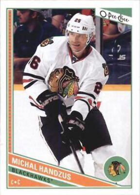 #395 Michal Handzus - Chicago Blackhawks - 2013-14 O-Pee-Chee Hockey ...