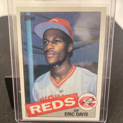1985 Topps - #627 Eric Davis (RC)- Sharp Corners. Very Clean | eBay