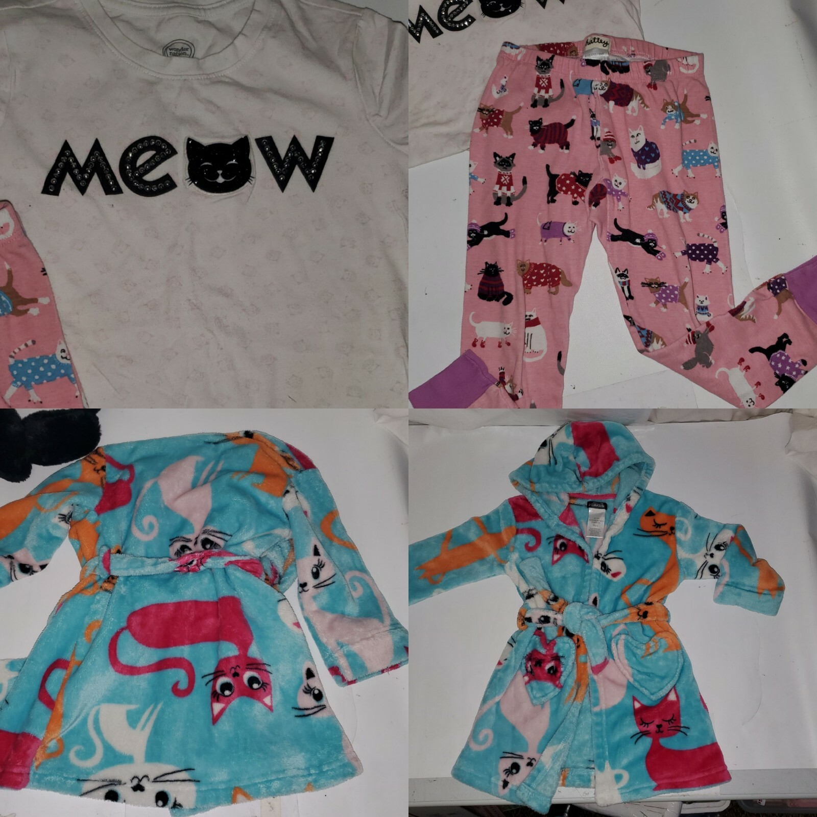 4-6 YEARS Crazy Cat Lady Girls Halloween Costume cat lover robe ...