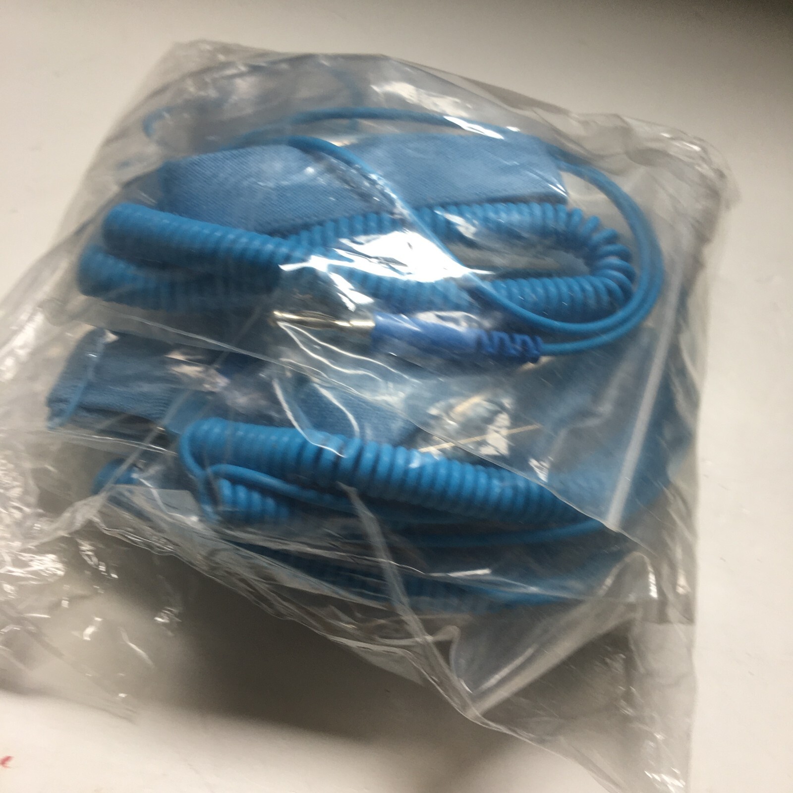 6 Anti-Static Wrist Band ESD Grounding Strap Prevents Static Build Up, Blue