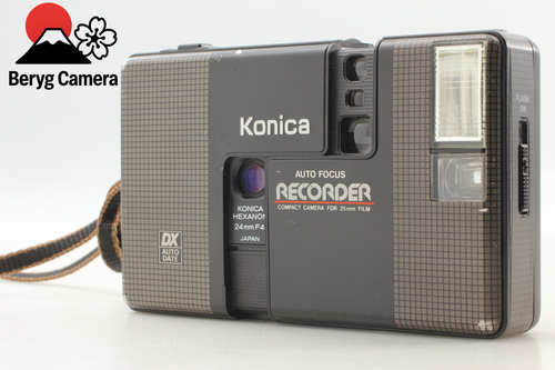 [Near MINT] Konica Recorder Black Half Frame Point&Shoot Film Camera ...