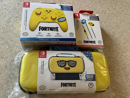 Fortnite Nintendo Switch Peely Bundle Case Controller Headphone Sealed ...