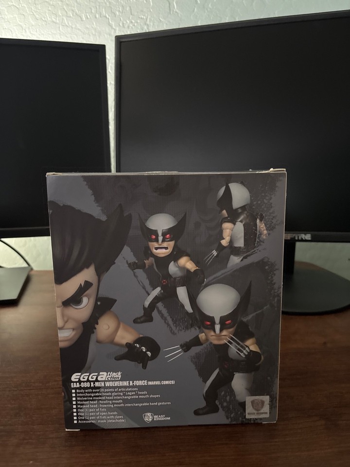 SEALED/NEW Beast Kingdom Egg Attack Action EAA-080 Wolverine X-Force ...