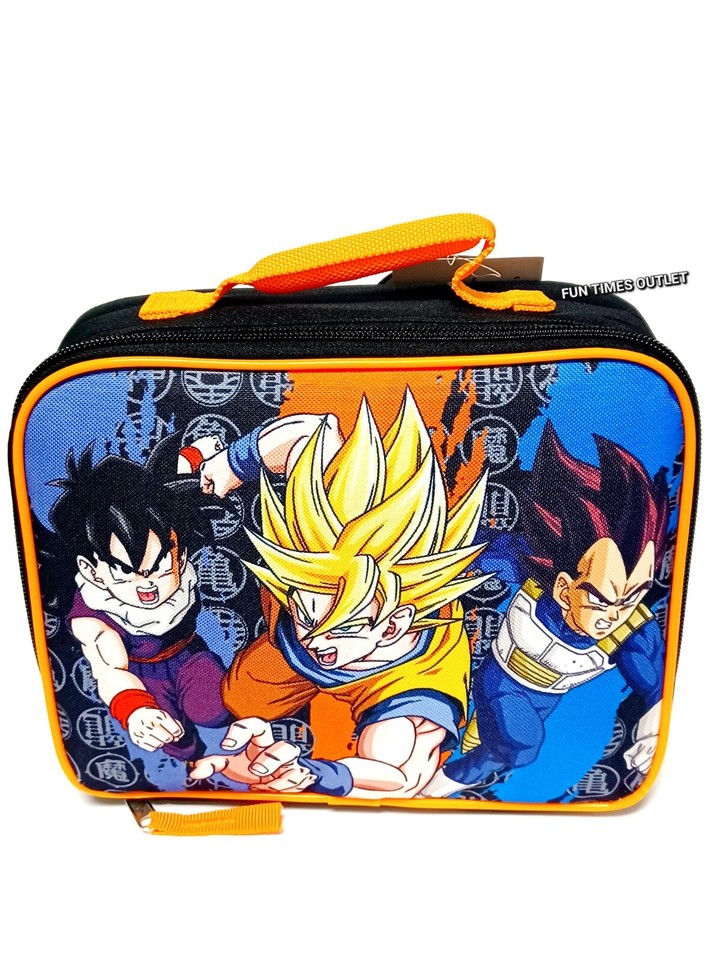 Dragon Ball Z Goku Insulated Kids School Lunch Bag Gohan Vegeta ...