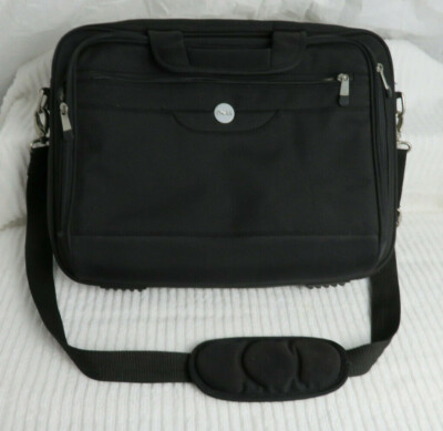 DELL Black Computer Laptop Bag Case Briefcase Carry On Luggage Good ...
