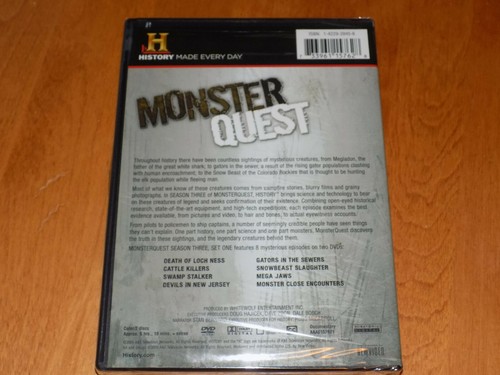 Monsterquest - Complete Season 3 (DVD, 2009) for sale online | eBay