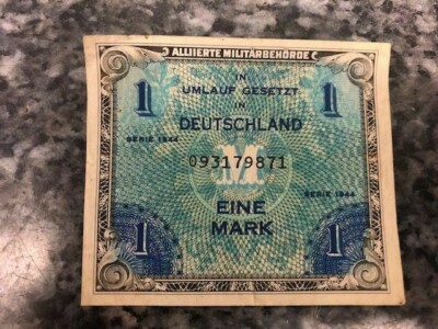1944 1 Mark Eine Mark Deutschland | eBay