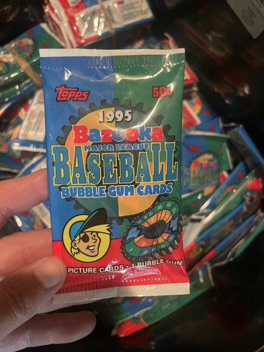 1995 Topps Bazooka Major League Baseball Card Pack Sealed with gum in ...