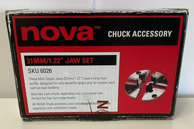 NOVA 6026 Mini Spigot Chuck Accessory Jaw Set 2day Delivery for sale ...