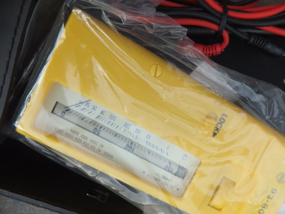 NOS In Box Greenlee 93-800 Clamp-On Ammeter Voltmeter & Ohmmeter | eBay