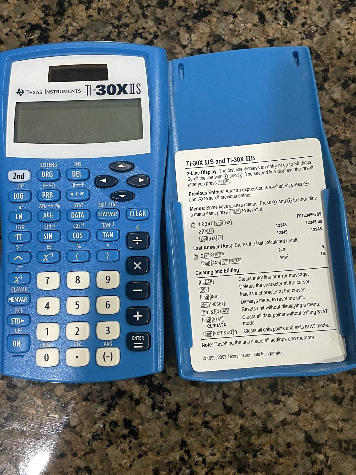 Texas Instruments Ti-30x IIS Scientific Calculator LCD Ti30xiis ...