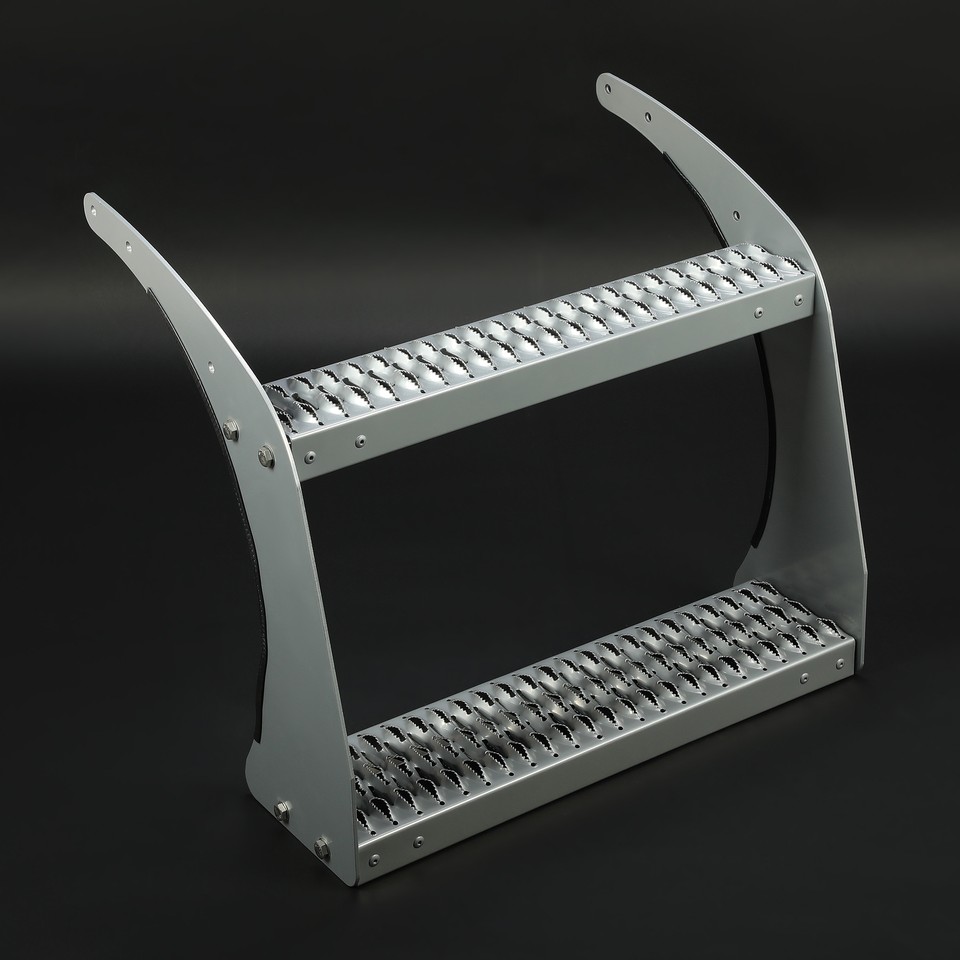 26" Fuel Tank Step Support Bracket Kit Heavy Duty Top Bottom For ...